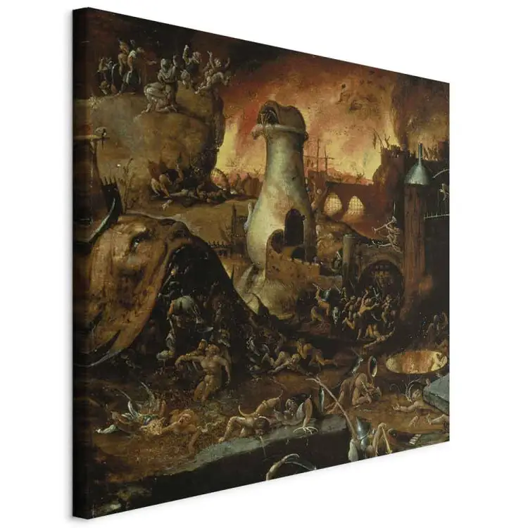 Pintura Hieronymus Bosch - Inferno - Hieronim Bosch bimago.pt