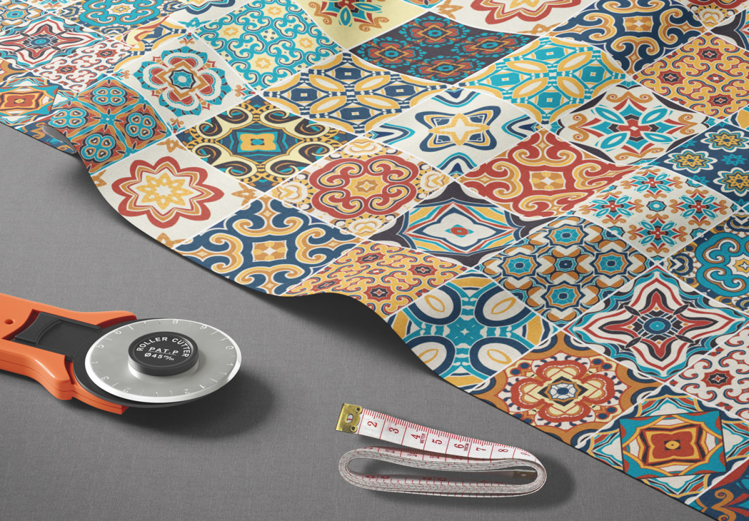 Cortina Spanish arabesque - a motif inspired by patchwork-style ...